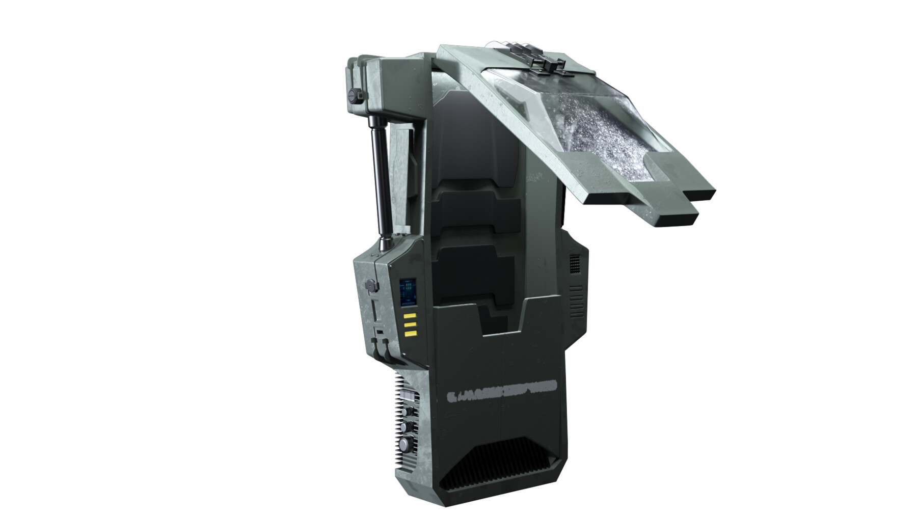 ArtStation - Sci-fi Cryostasis Capsule from HALO | Resources