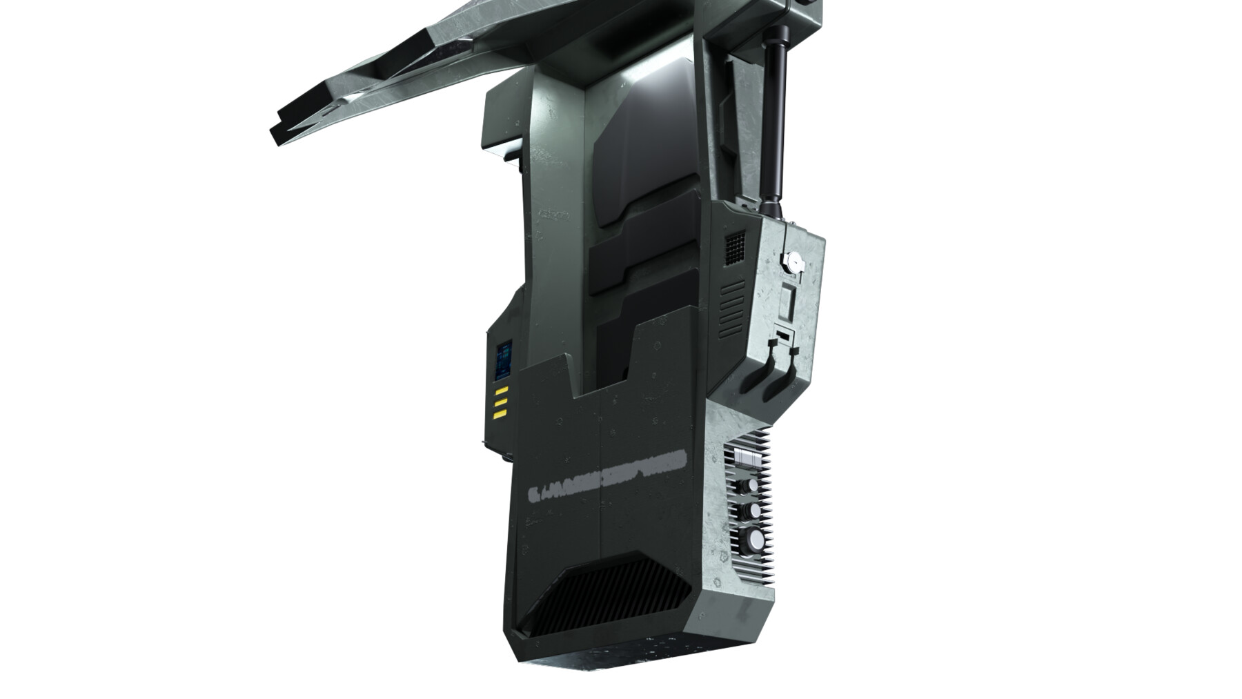 ArtStation - Sci-fi Cryostasis Capsule from HALO | Resources