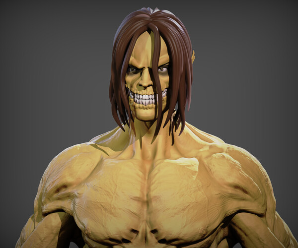 ArtStation - Eren Yeager 3d print model | Game Assets
