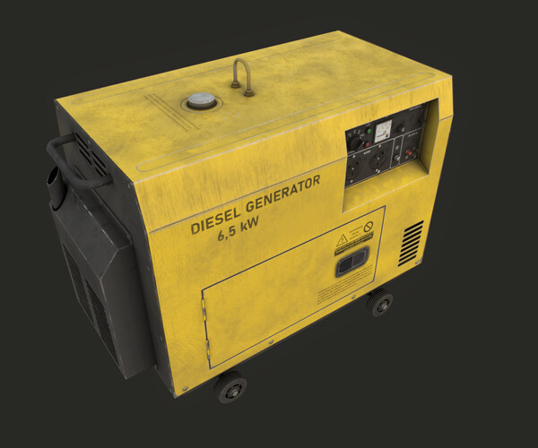 ArtStation - Diesel generator | Game Assets