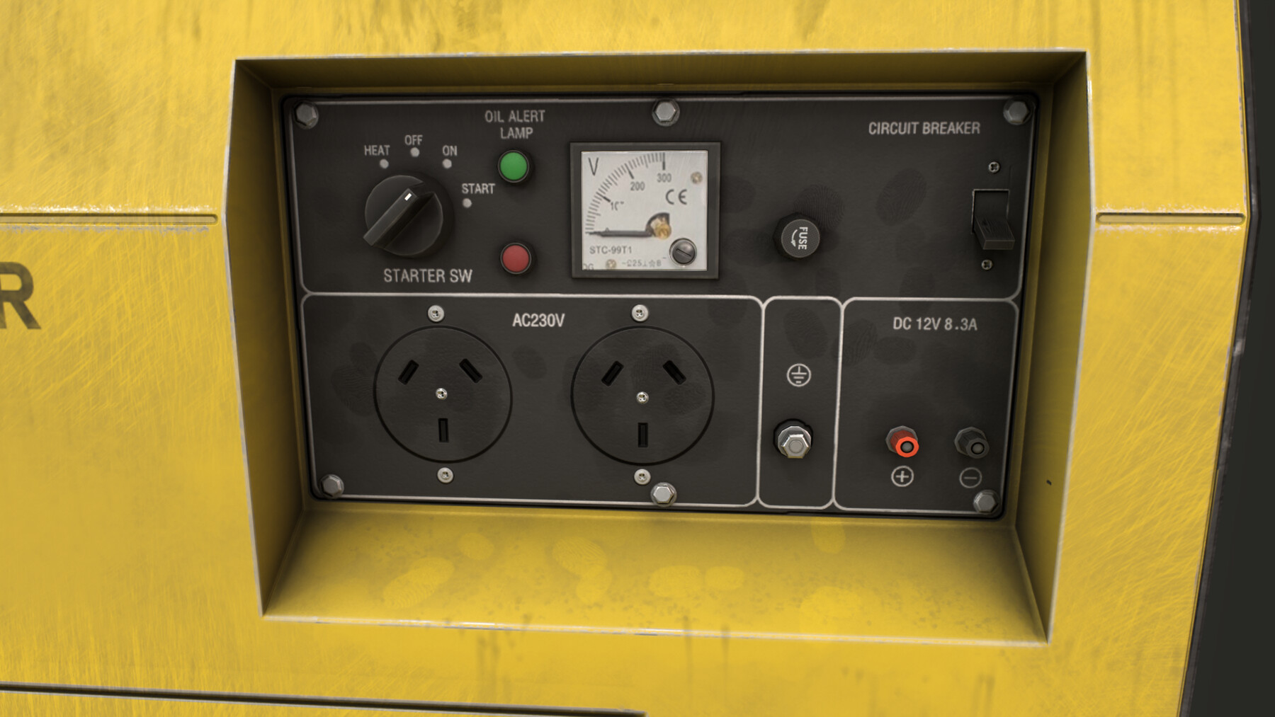 ArtStation - Diesel generator | Game Assets