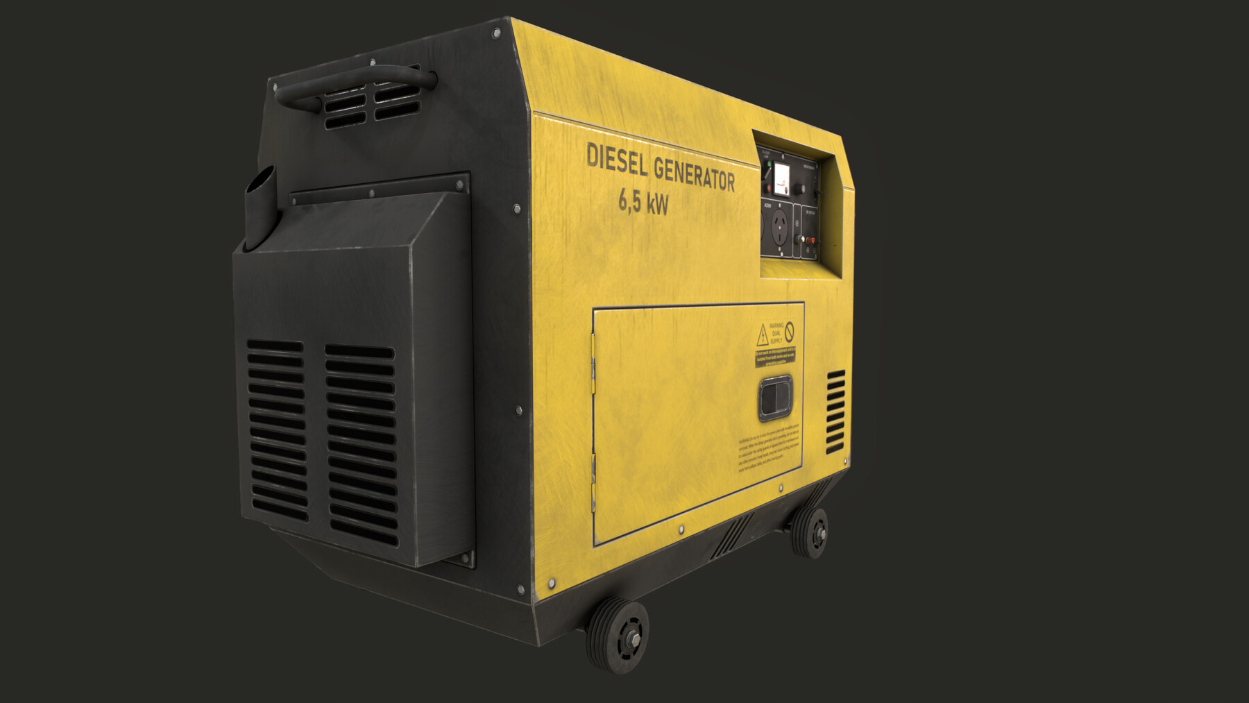 ArtStation - Diesel generator | Game Assets