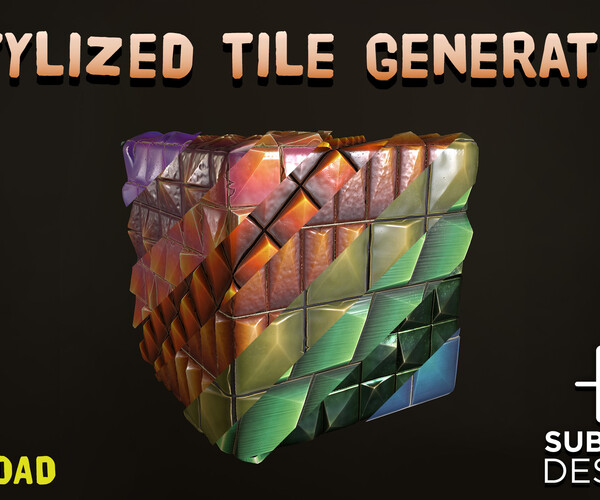 ArtStation - Stylized Tile Generator | Game Assets