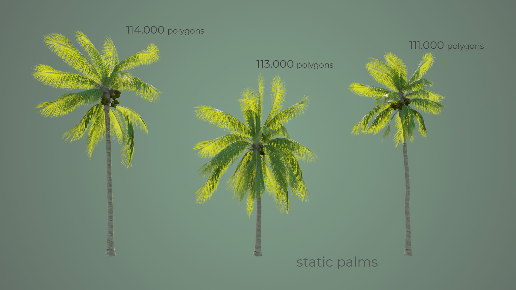 ArtStation - Palm Trees | Game Assets