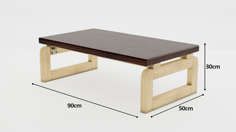 ArtStation - Japanese Dwarf Table | Resources
