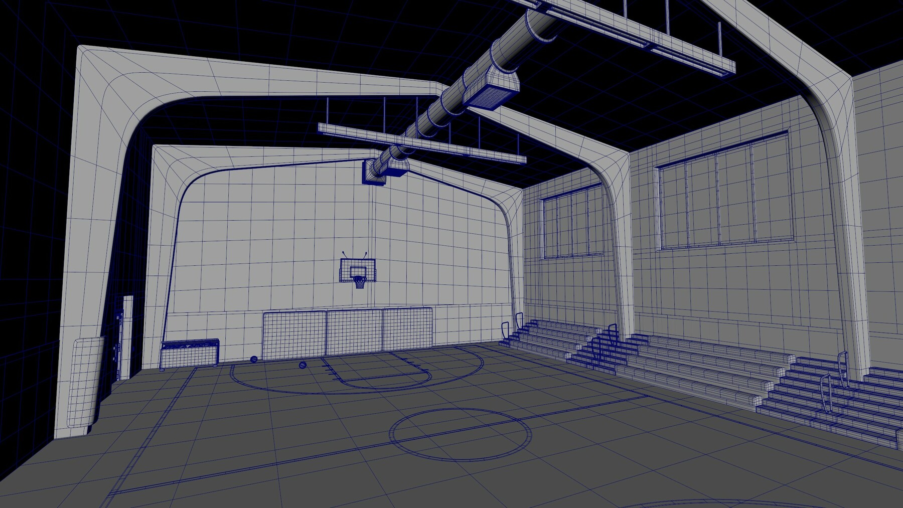 ArtStation - Basketball hall | Resources