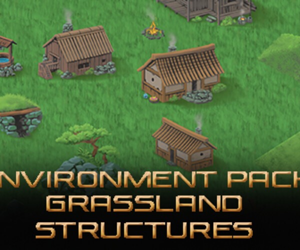 ArtStation - Environment Pack: Grassland Structures | Game Assets