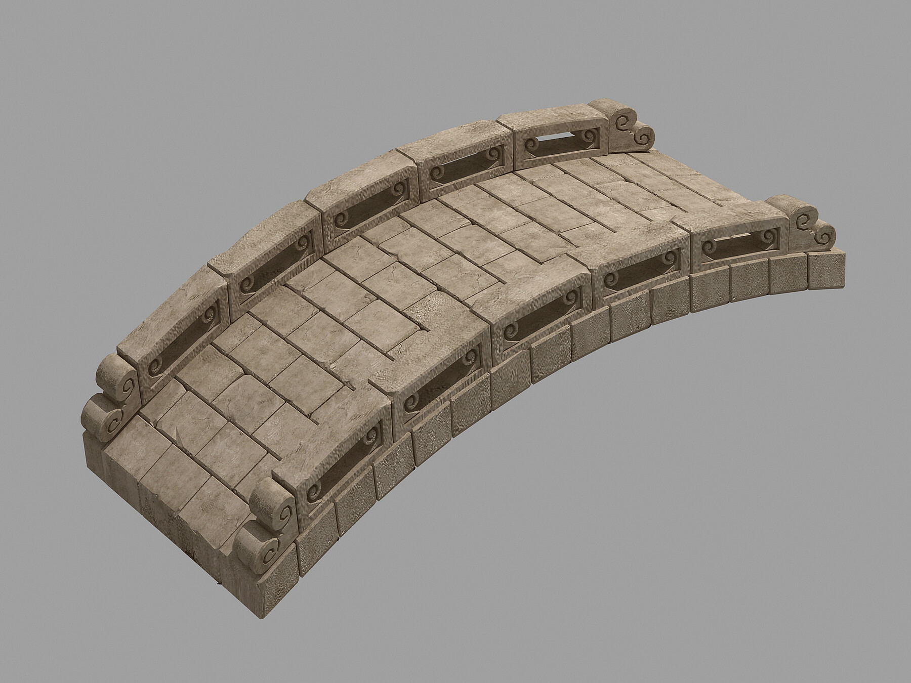 ArtStation - City - Stone Bridge 65 | Game Assets