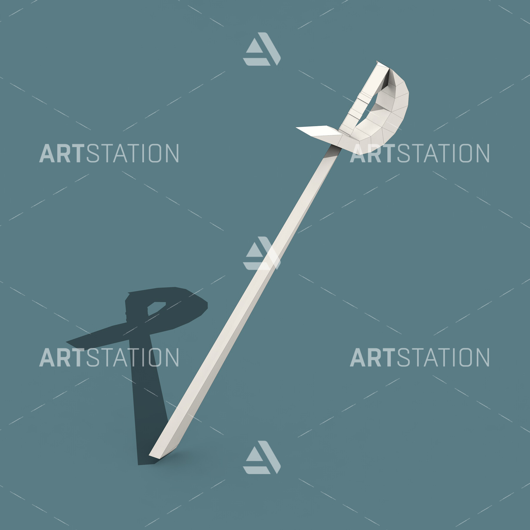ArtStation - Low Poly Sword Isometric Icon | Game Assets