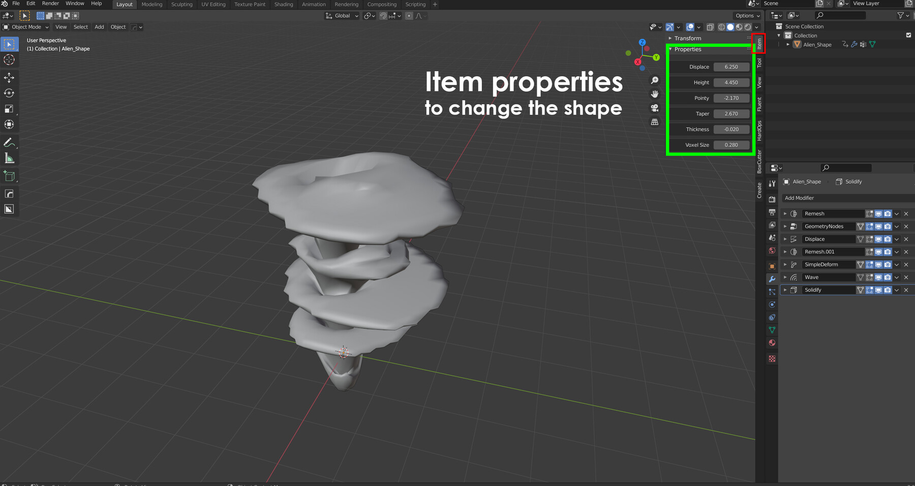 ArtStation - Alien Shapes for Concept Art - Blender | Resources
