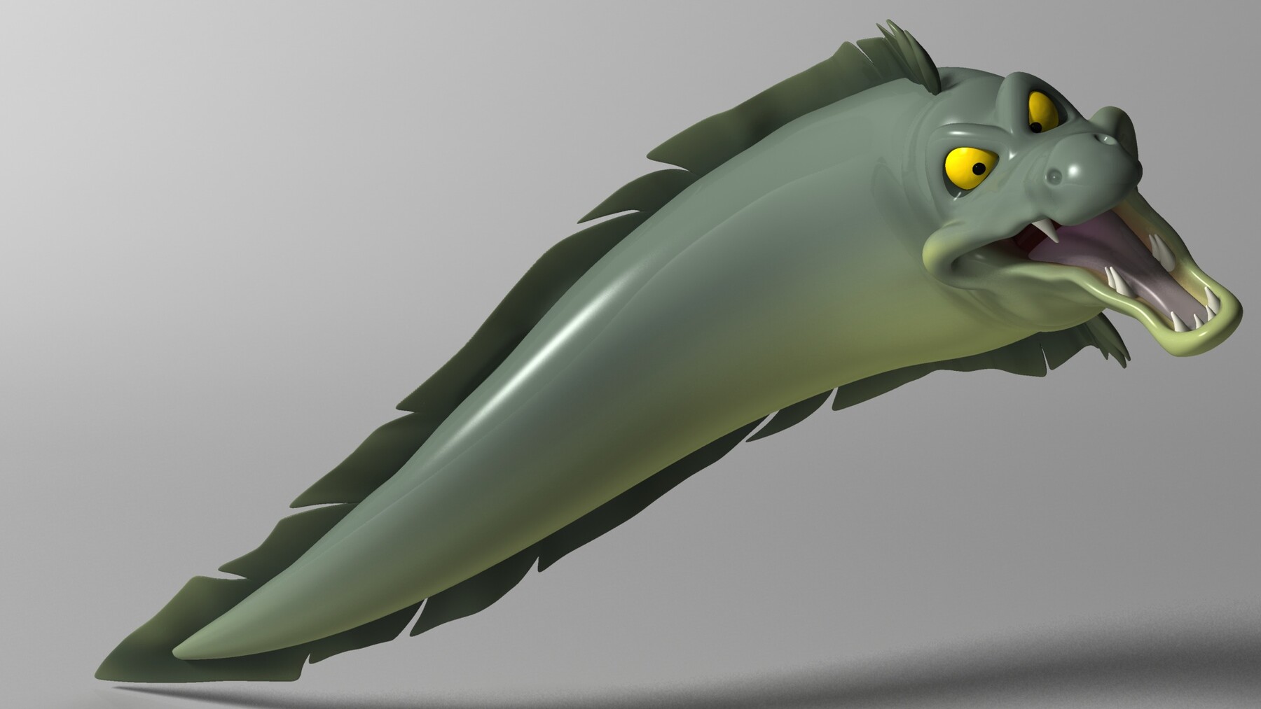 ArtStation - Cartoon Moray eel Rigged | Resources