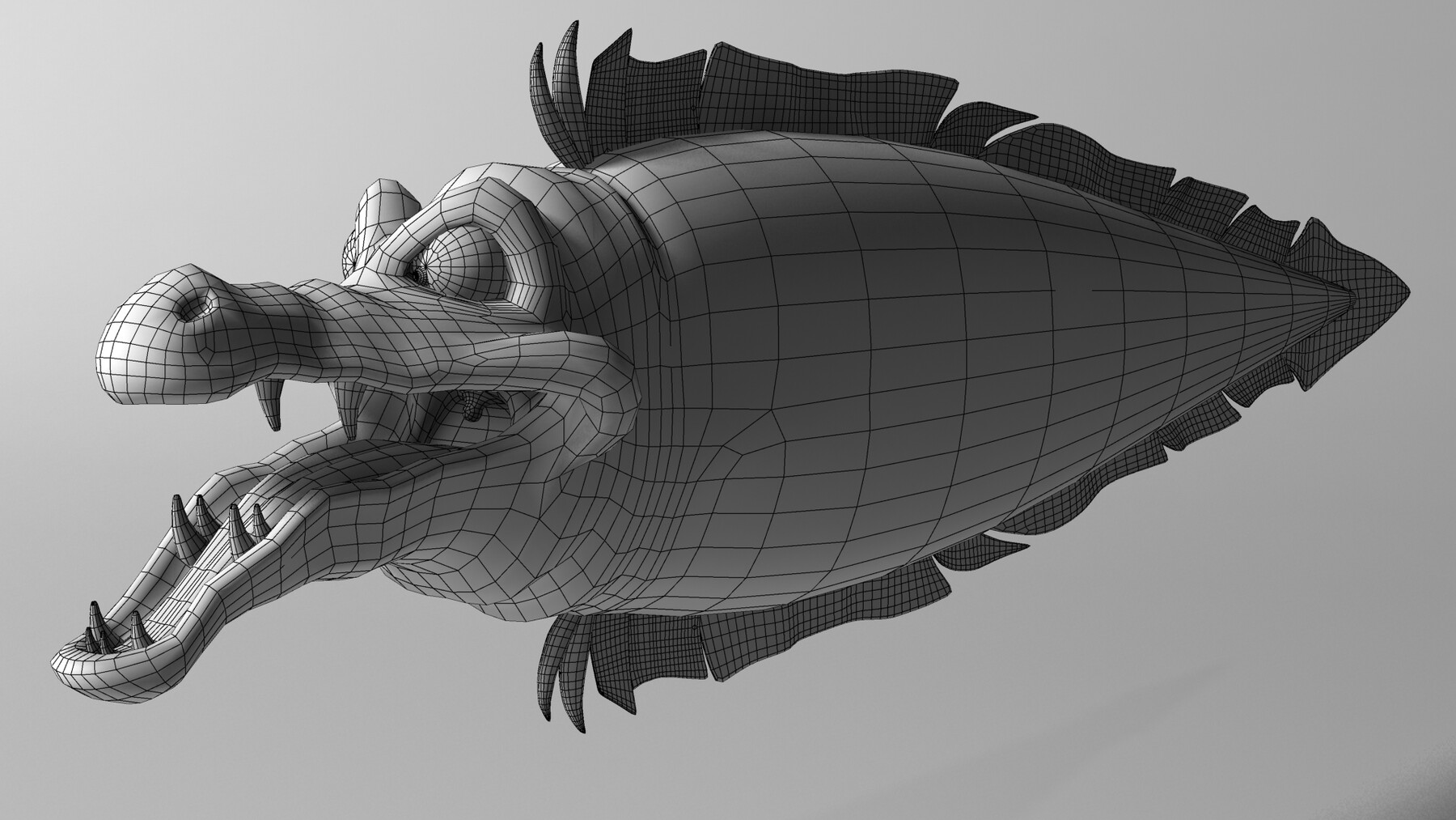 ArtStation - Cartoon Moray eel Rigged | Resources