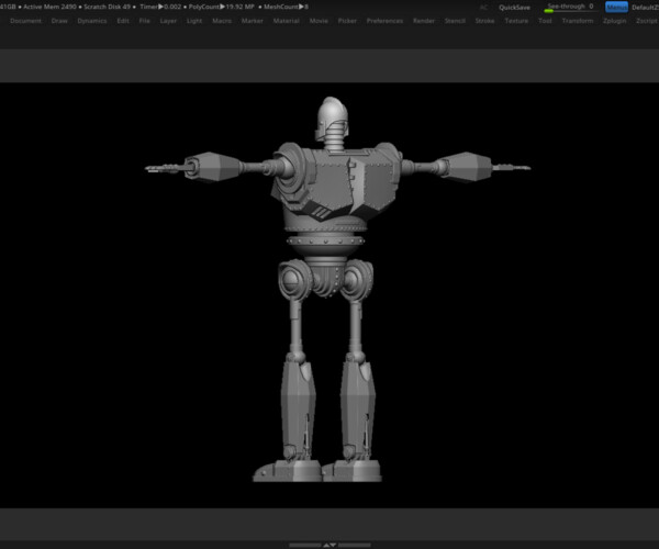 ArtStation - Iron Giant high poly model | Resources