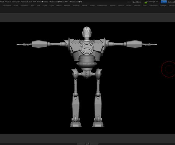 ArtStation - Iron Giant Full model | Resources