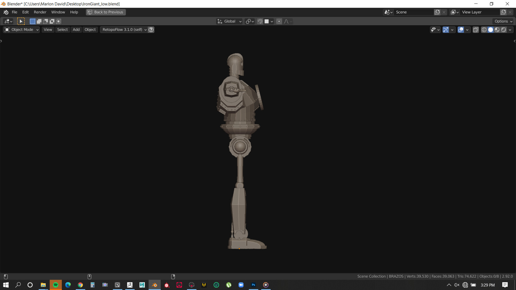 ArtStation - Iron Giant Full model | Resources