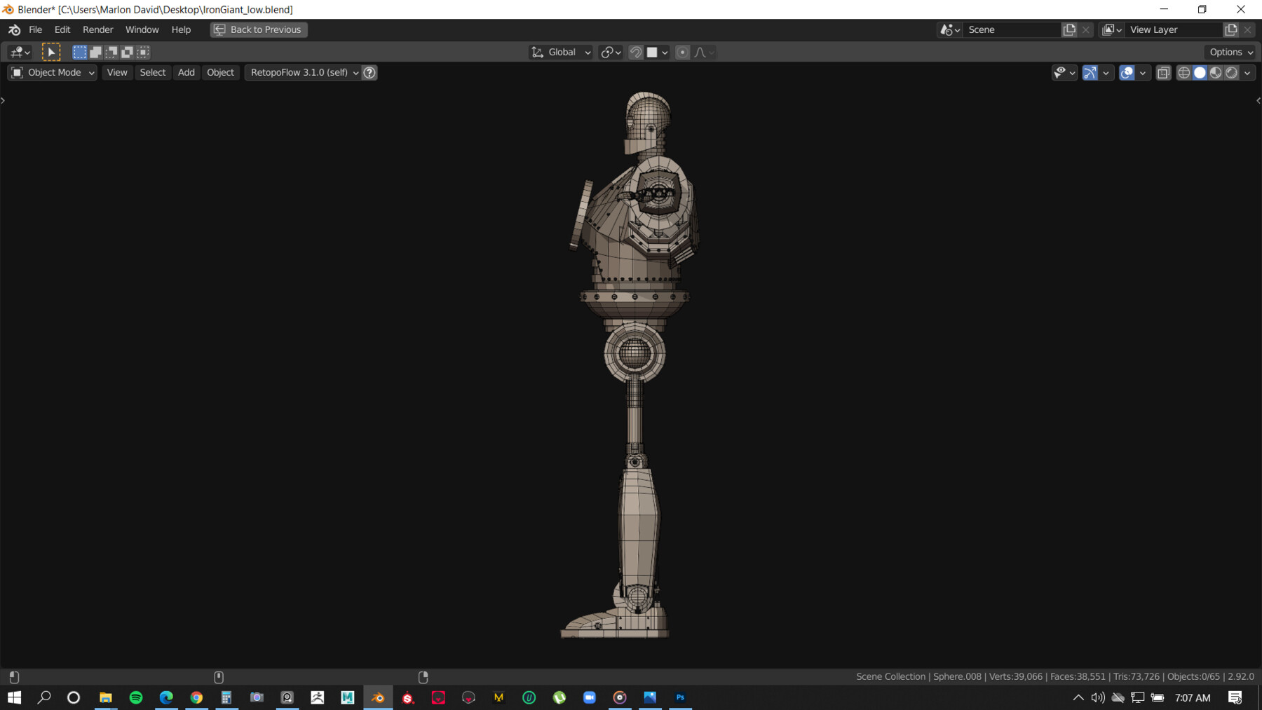 ArtStation - Iron Giant Full model | Resources