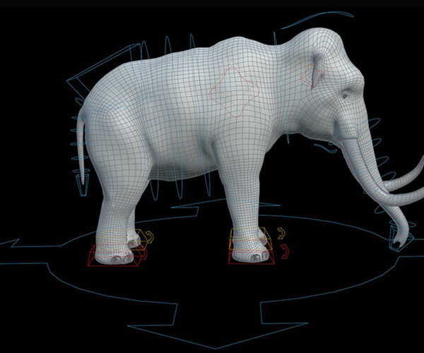ArtStation - Woolly Mammoth - Rigged With Fur - Blender | Resources