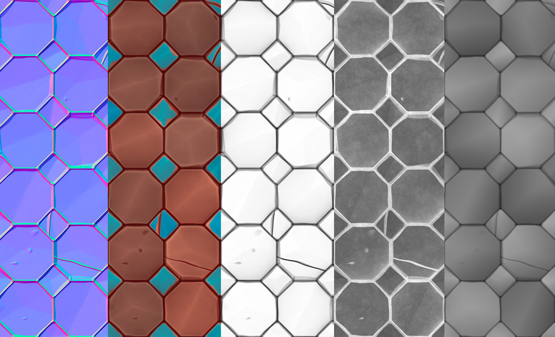 ArtStation - Stylized Floor Tiles | Resources