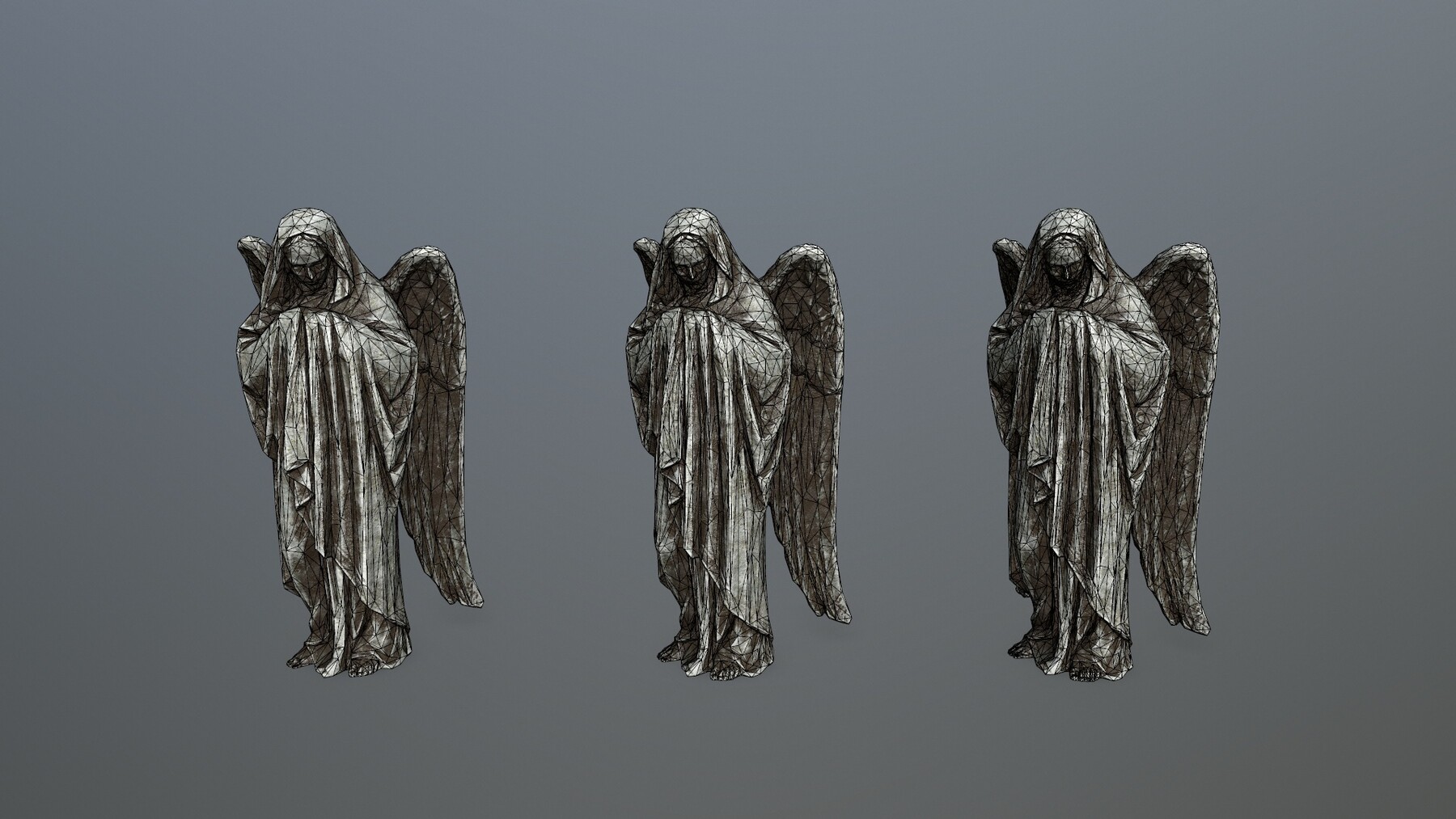 ArtStation - angel statue | Game Assets