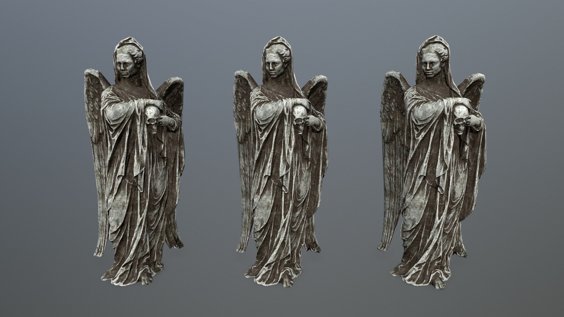 ArtStation - angel statue 2 | Game Assets