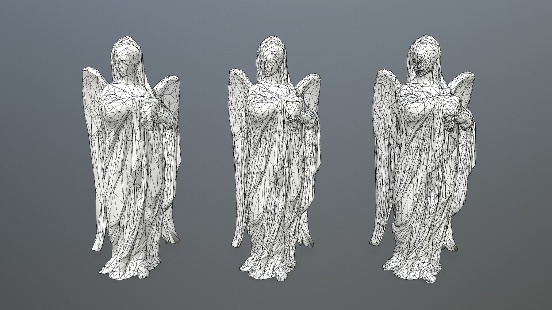 ArtStation - angel statue 2 | Game Assets