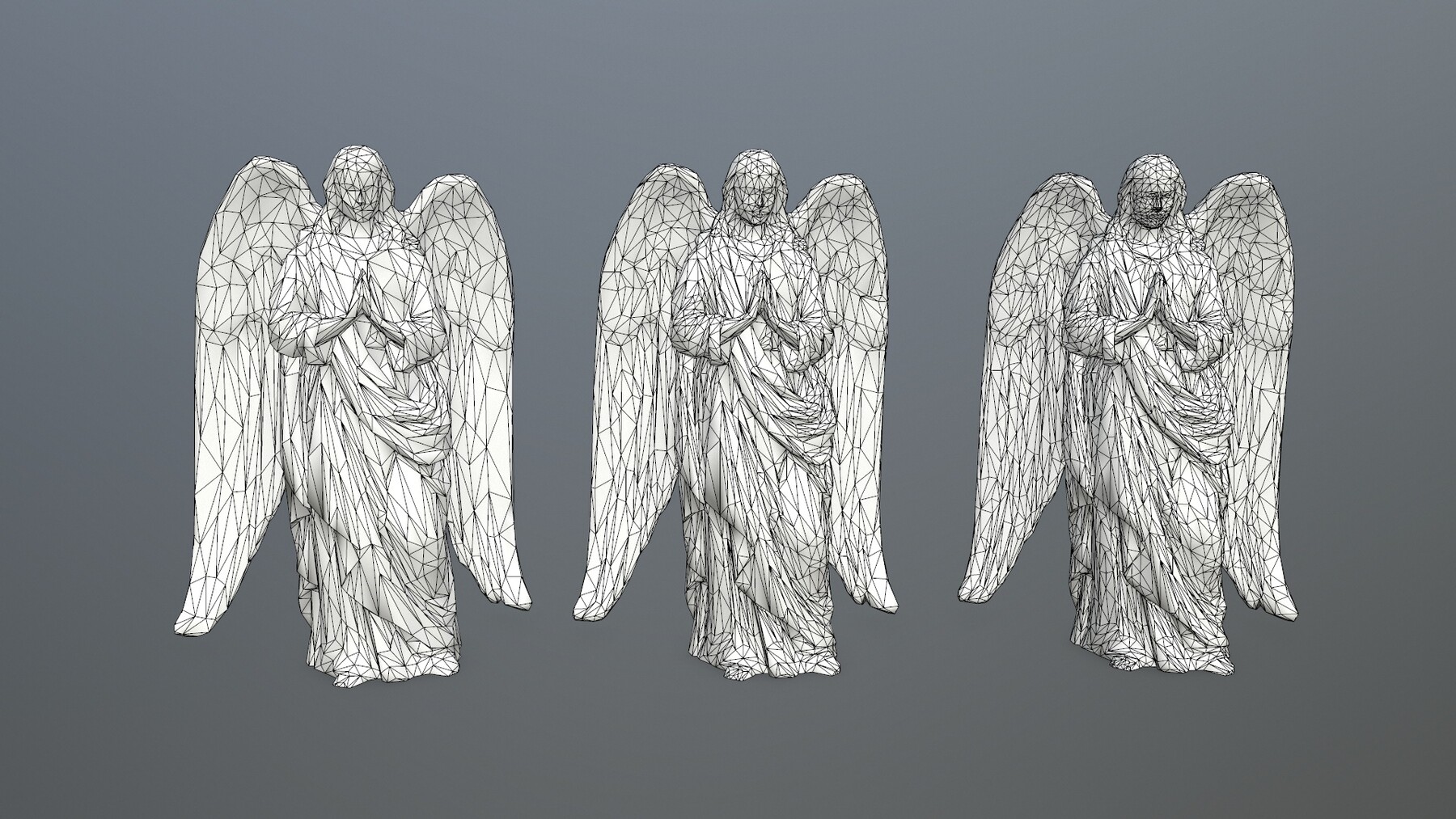 ArtStation - angel statue | Game Assets