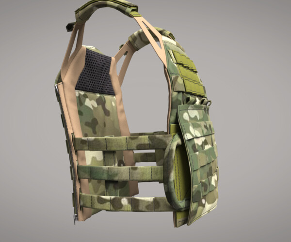 ArtStation - Military Bulletproof Plate Carrier Vest Crye Precision JPC ...