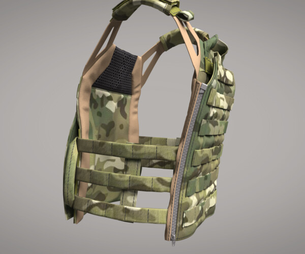 ArtStation - Military Bulletproof Plate Carrier Vest Crye Precision JPC ...