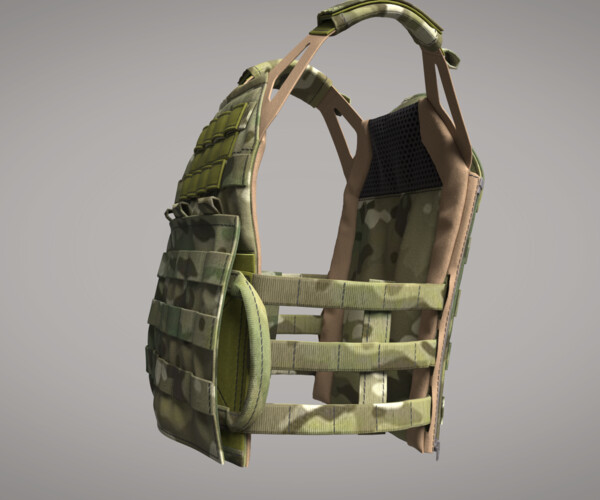 ArtStation - Military Bulletproof Plate Carrier Vest Crye Precision JPC ...