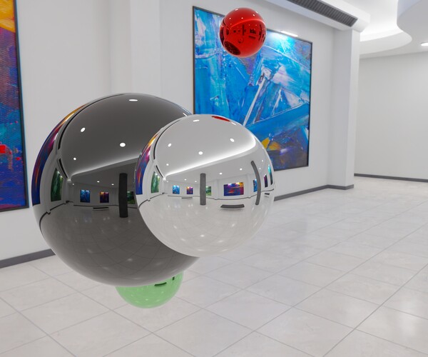 ArtStation - HDRI - Art Museum Gallery Interior 3 | Resources