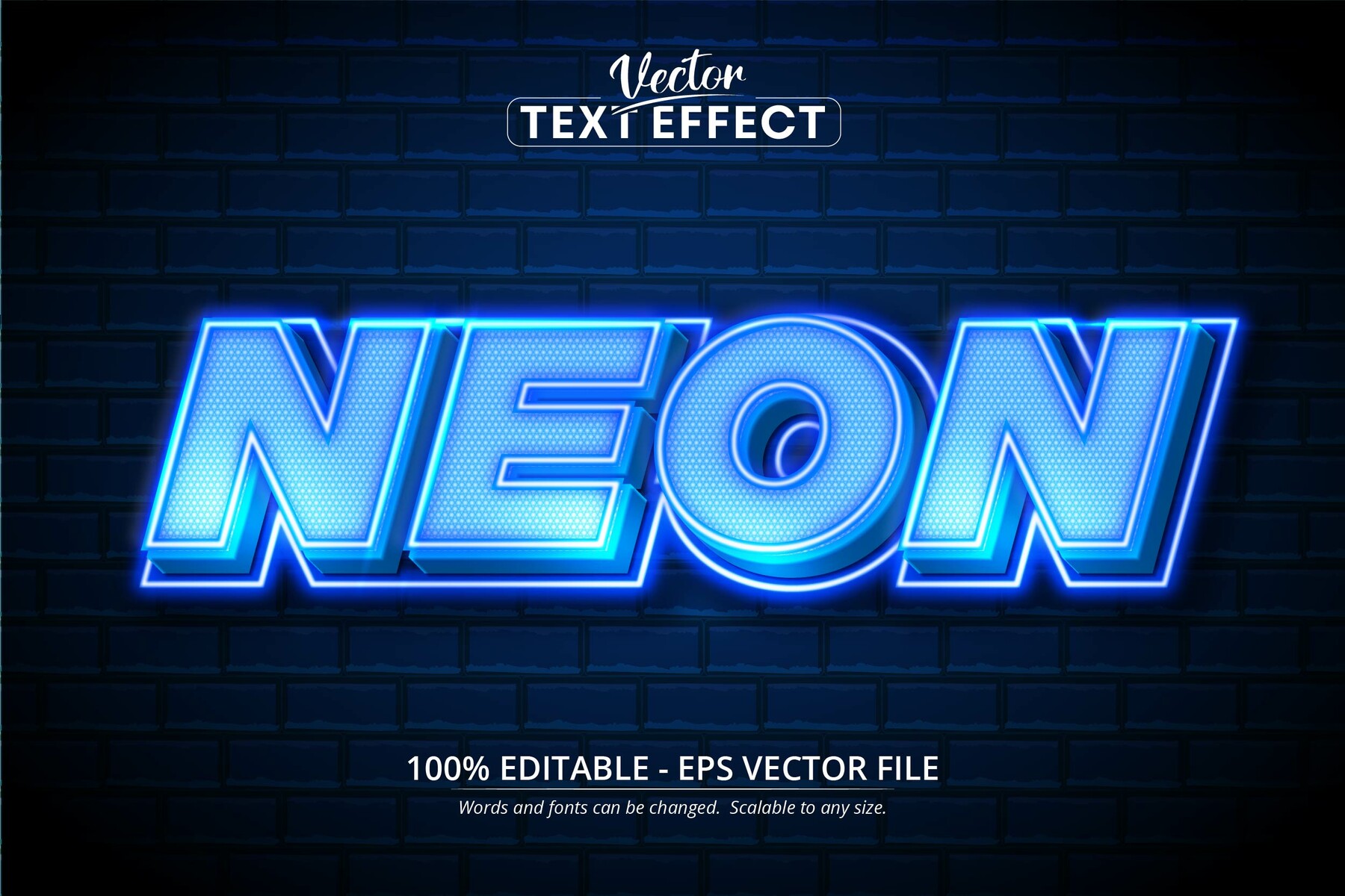 ArtStation - Neon text, neon style editable text effect | Artworks