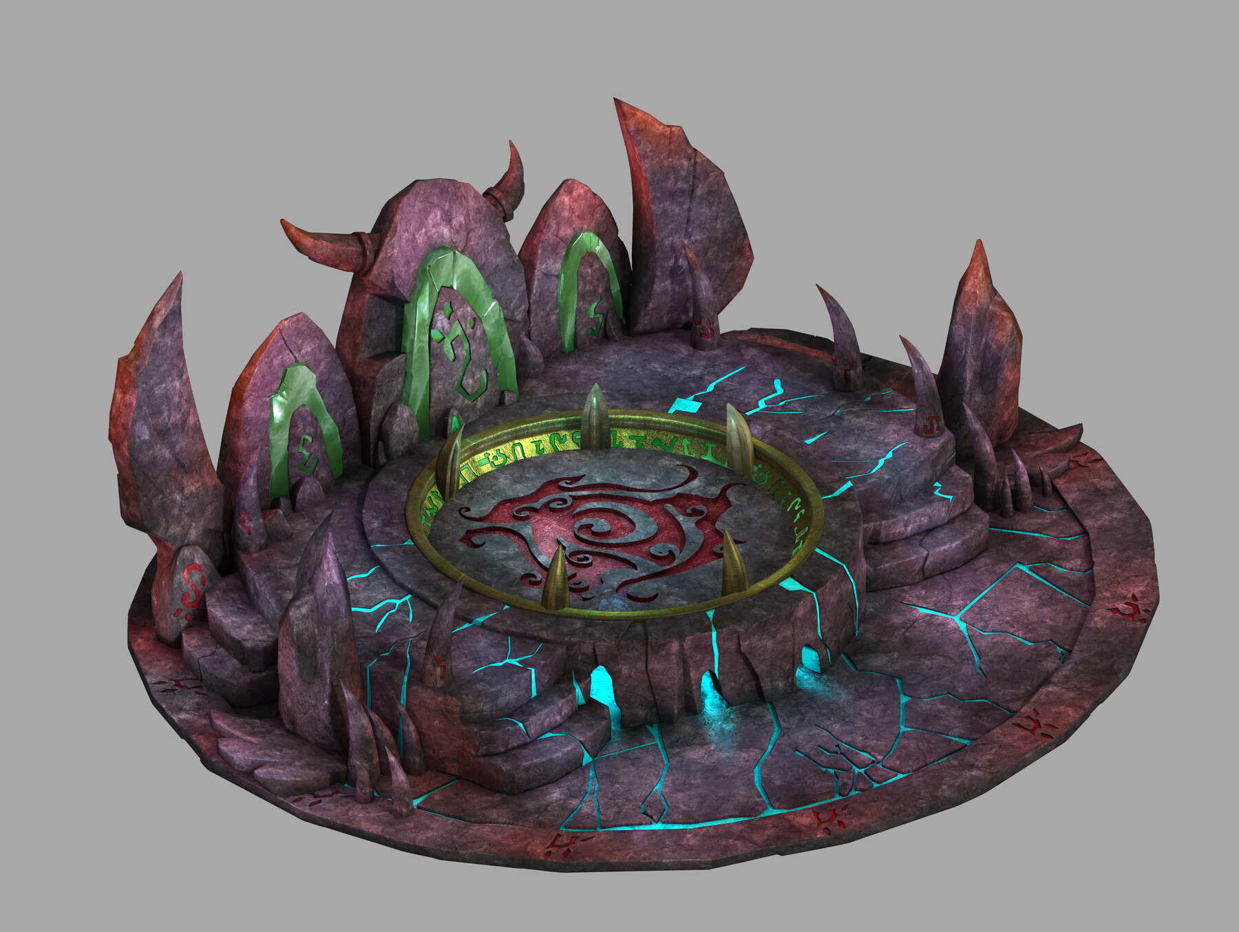 ArtStation - Lava Hell - Altar 65 | Game Assets