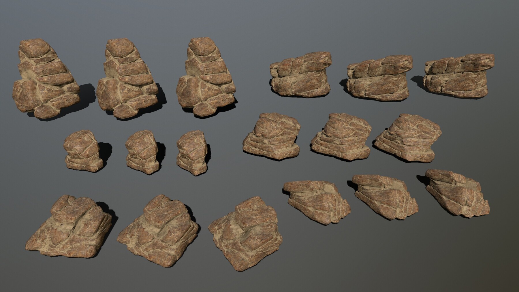 ArtStation - desert rocks | Game Assets