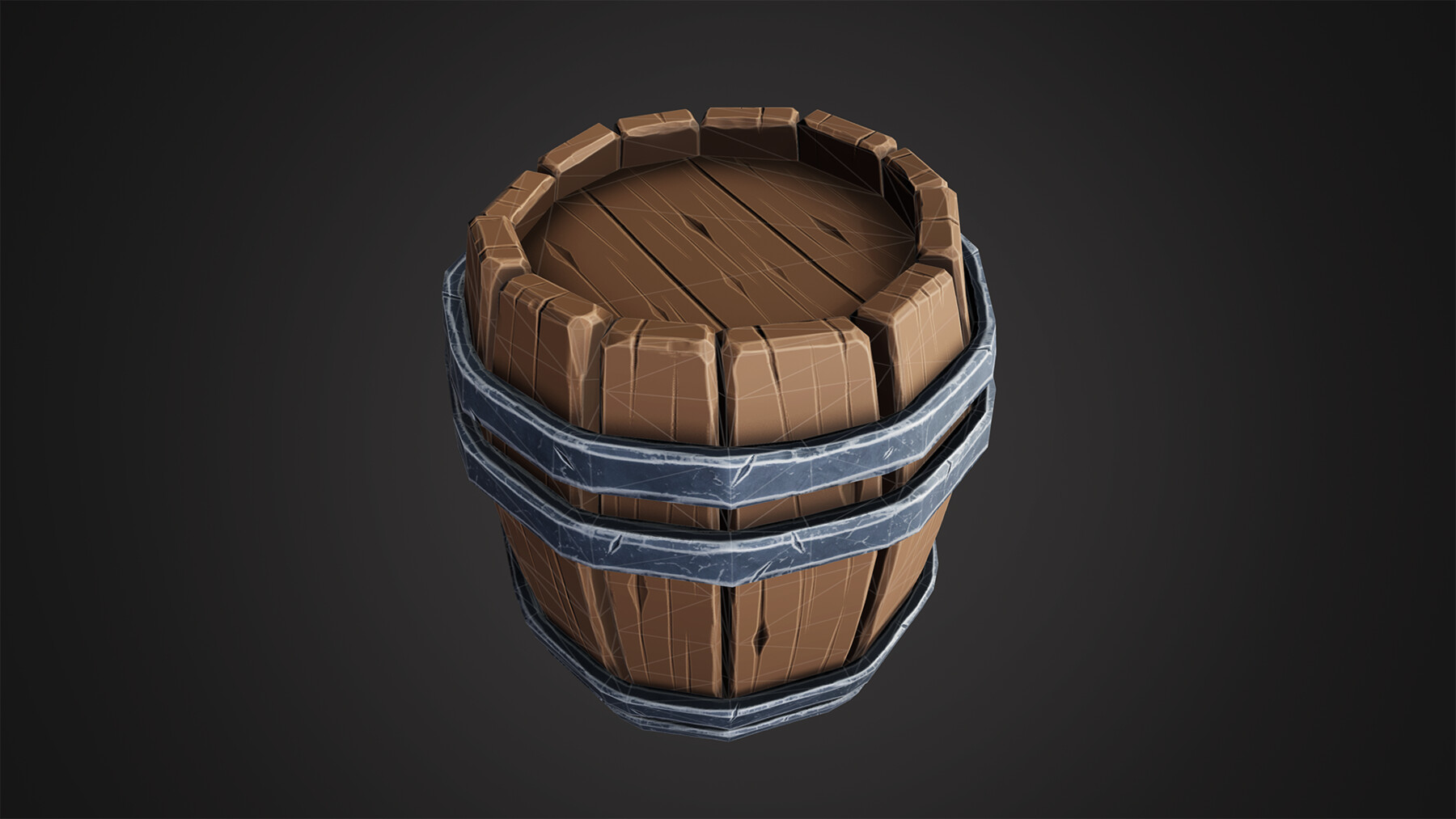ArtStation - Stylized Wooden Barrel | Game Assets