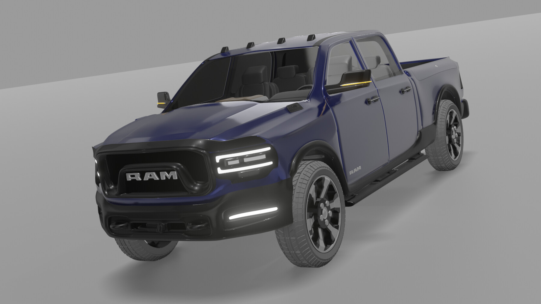ArtStation - Dodge Ram | Game Assets