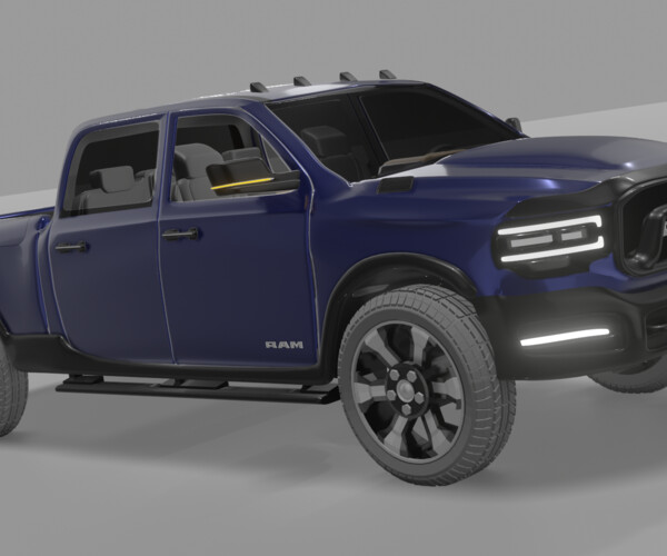 ArtStation - Dodge Ram | Game Assets