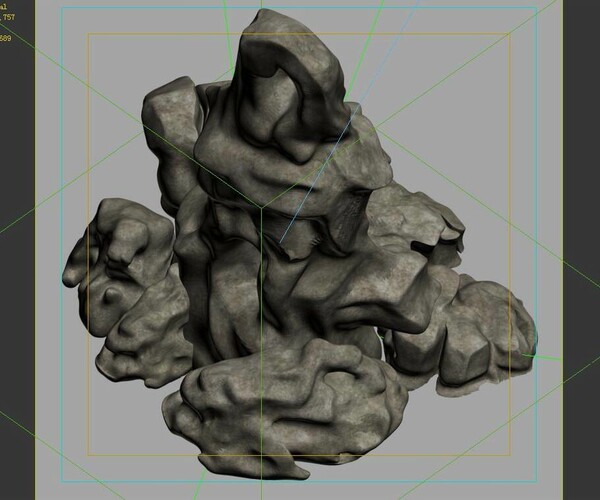 ArtStation - Mountain - Ore 03 | Game Assets