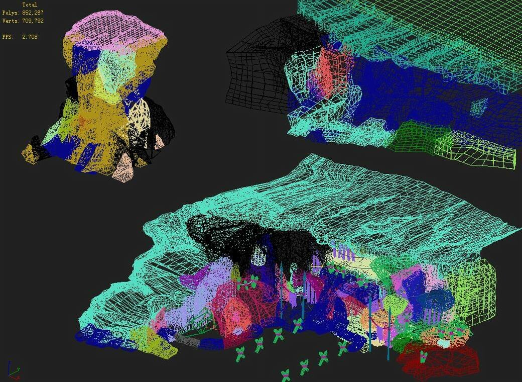 ArtStation - Mountain - Cliff - Entrance 01 | Game Assets