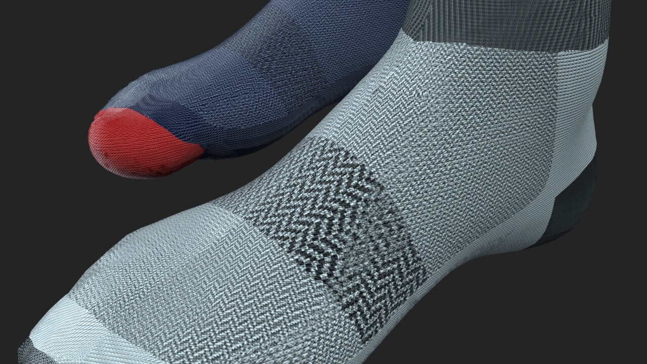 ArtStation - Low Socks Model + Textures | Game Assets
