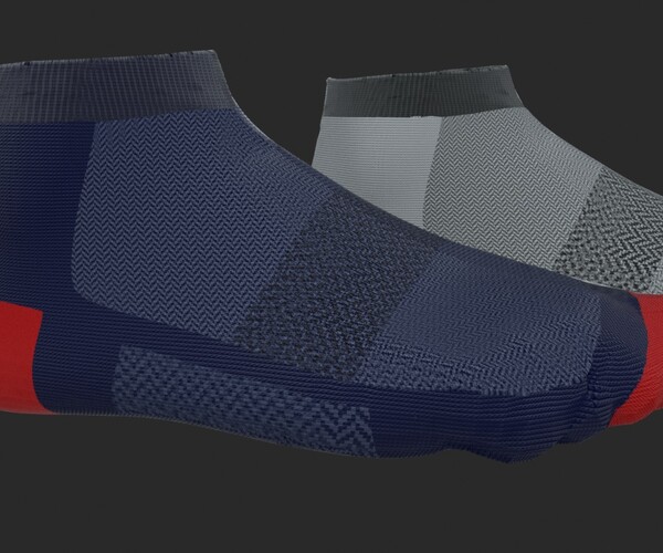ArtStation - Low Socks Model + Textures | Game Assets
