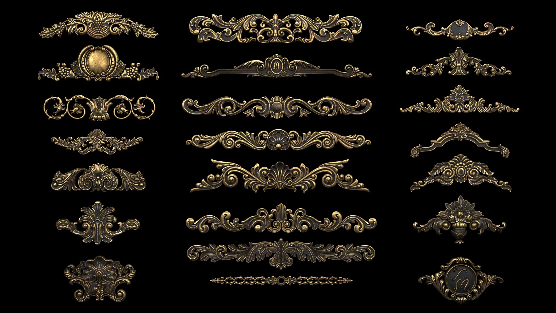 ArtStation - Collection Of Classical Ornaments | Resources