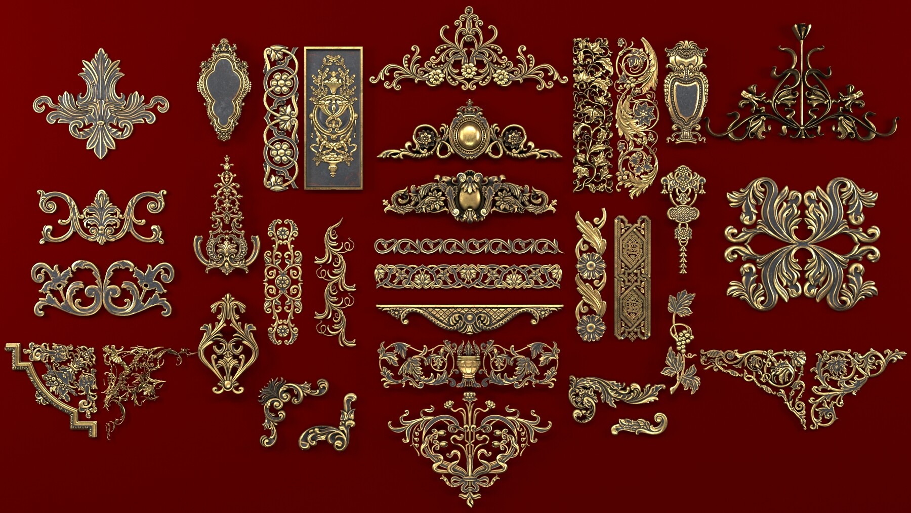 ArtStation - 4k Classical ornaments | Resources