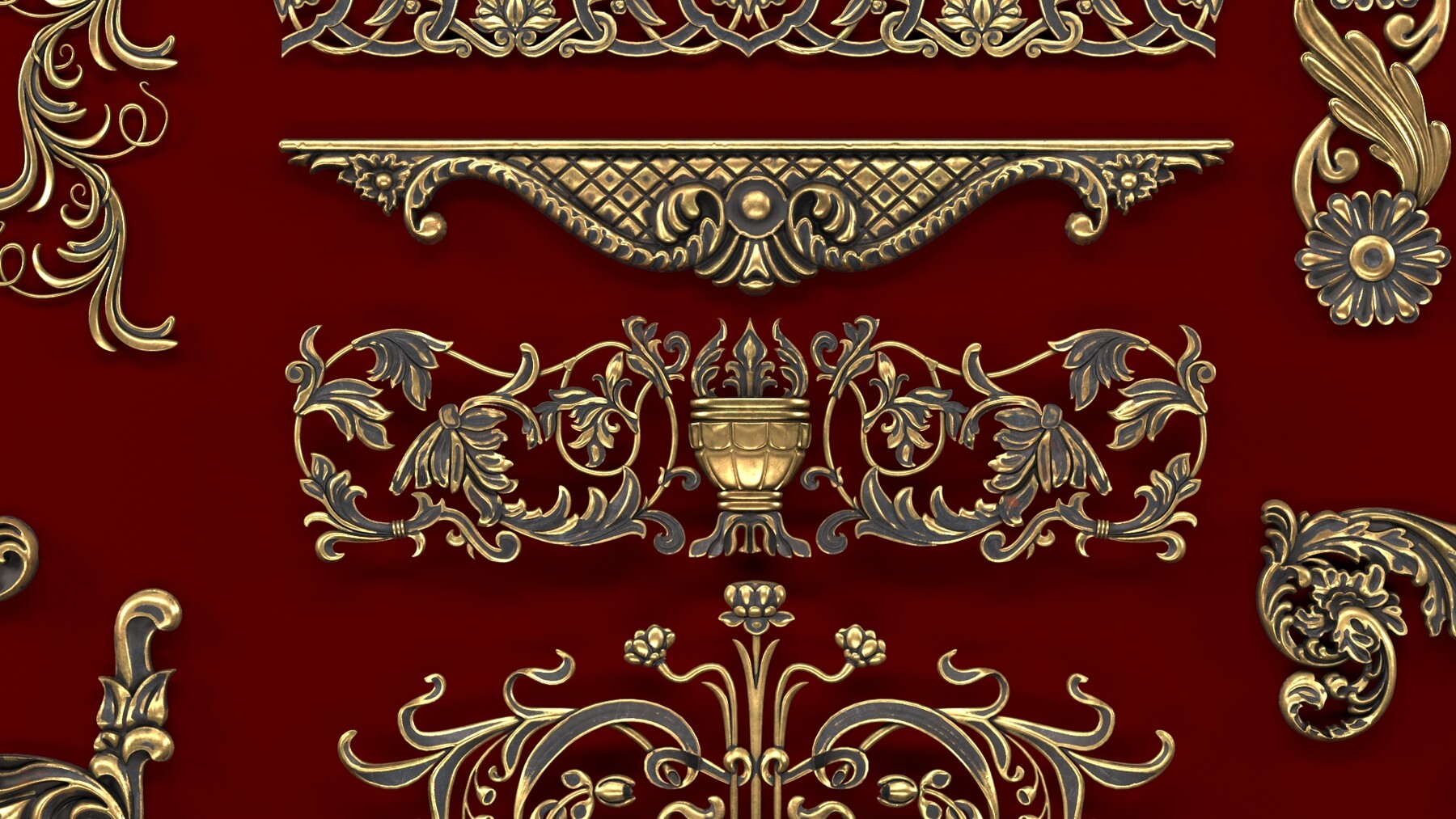 ArtStation - 4k Classical ornaments | Resources