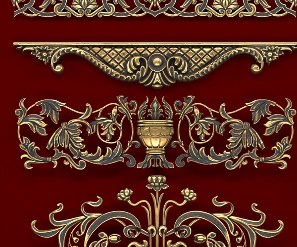 ArtStation - 4k Classical ornaments | Resources