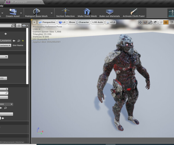 ArtStation - UE4 Cyborg, Alien, Mutant (cyborg Pack) | Game Assets