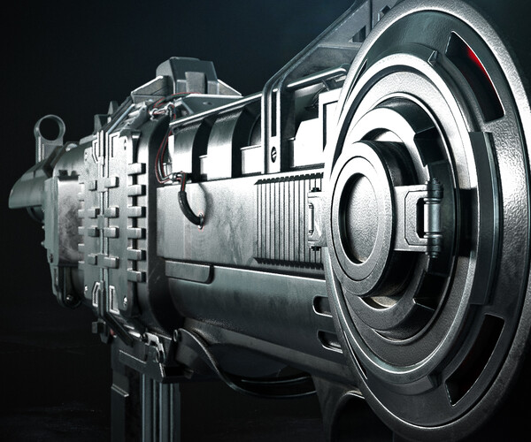 ArtStation - Gun (SubD) | Resources