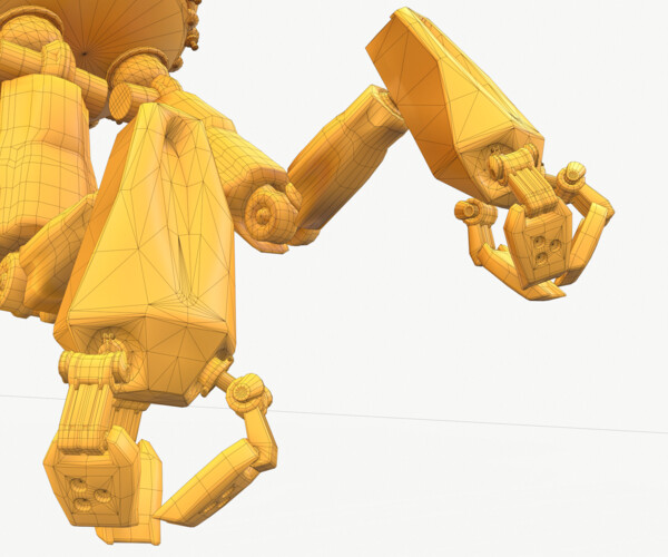 ArtStation - Monocykl Sci-Fi Robot | Game Assets