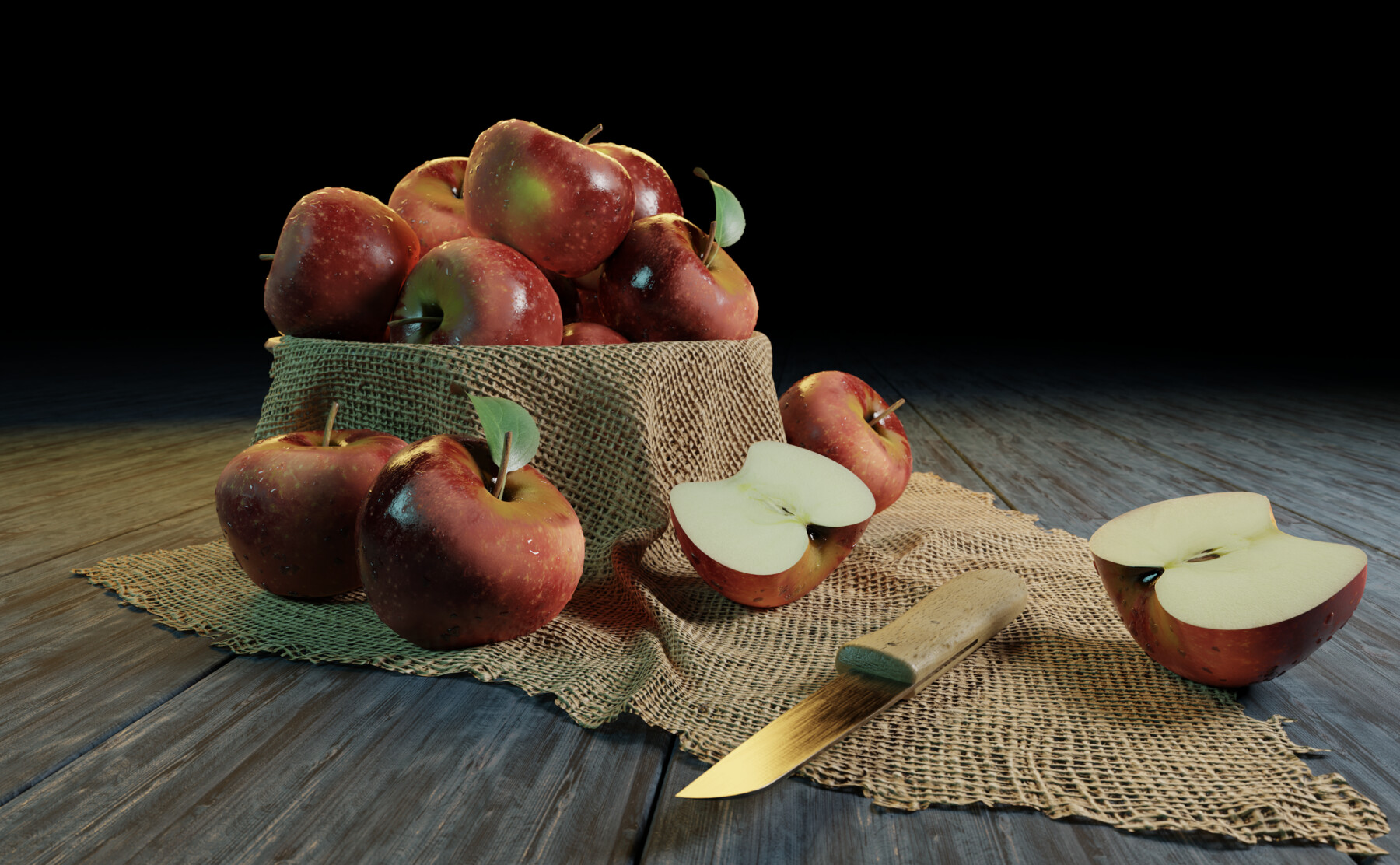 ArtStation - Apple Tray - Wallpaper | Artworks