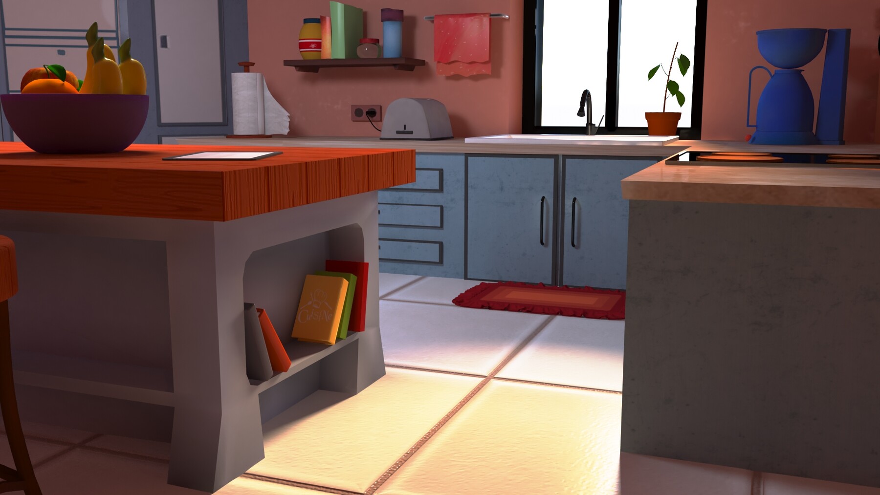 ArtStation - Cartoon Kitchen stylized | Game Assets