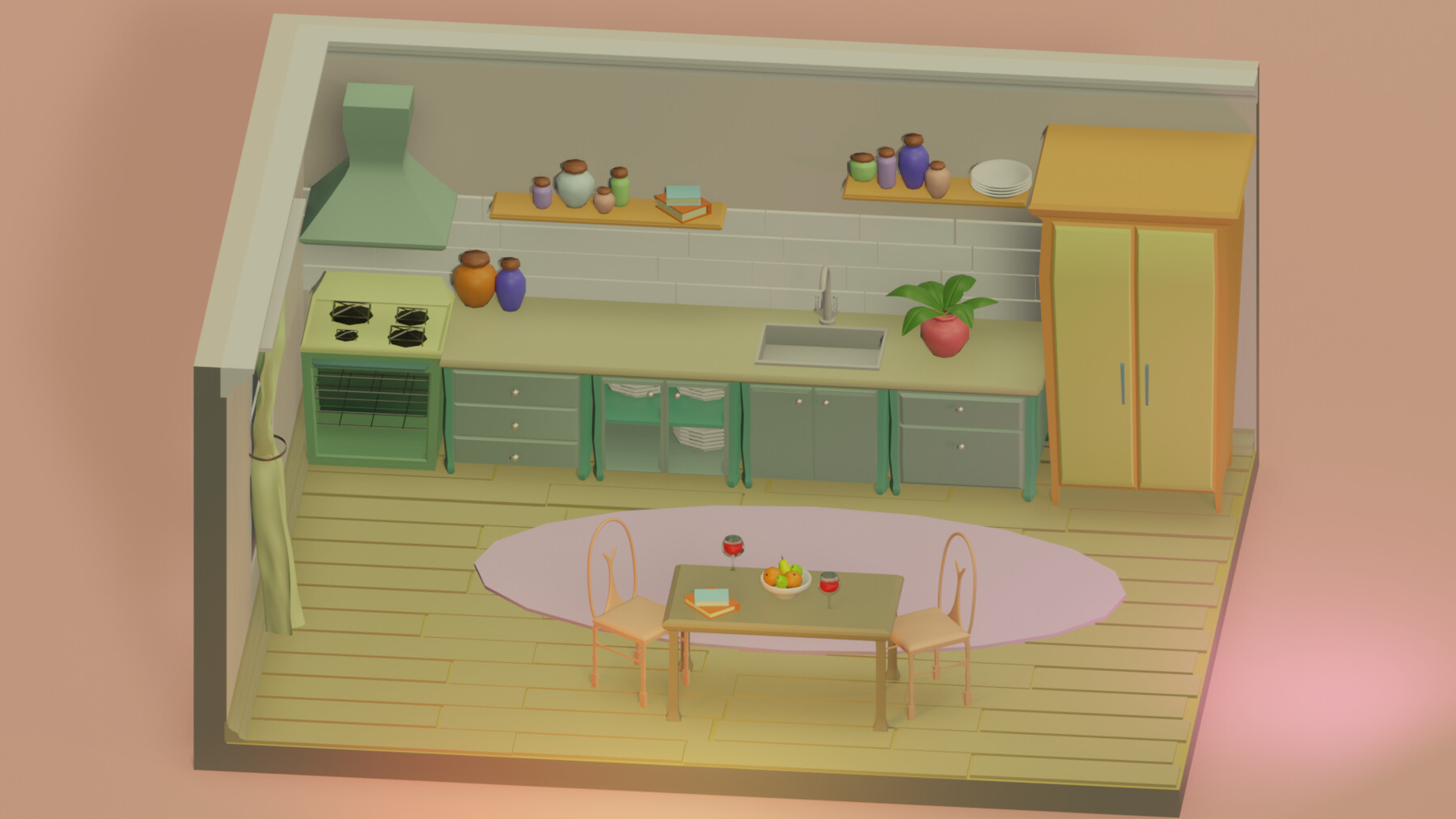 ArtStation - Tiny Kitchen | Game Assets